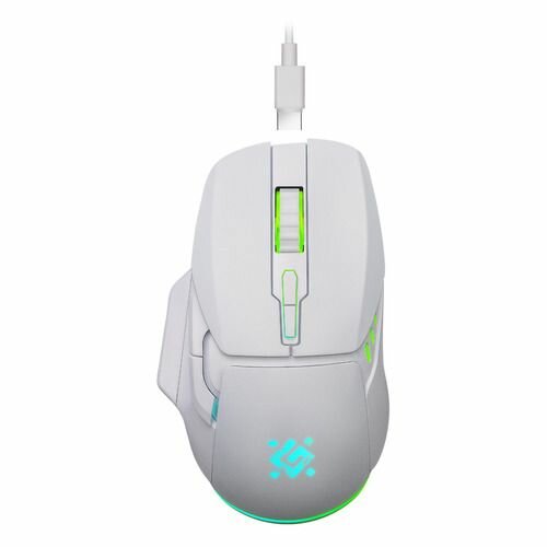 Мышь Defender Stix GM-009, игровая, оптическая, беспроводная, USB, белый [52009]