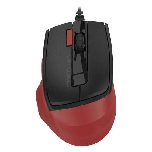 Мышь A4TECH Fstyler FM45S Air, оптическая, проводная, USB, красный и черный [fm45s air usb (sports red)]