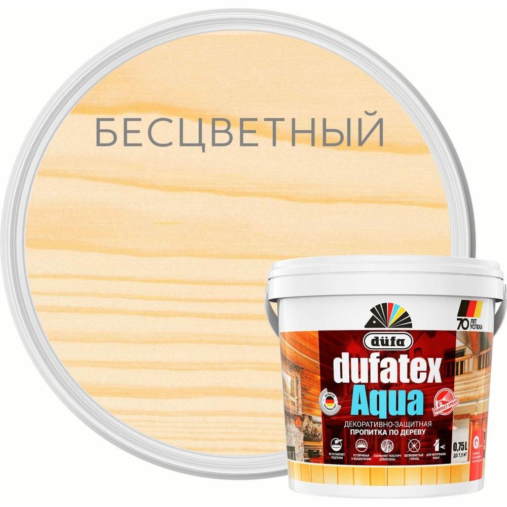 Пропитка Dufa TEX-AQUA бесцветный, 0.75 л Н0000003481