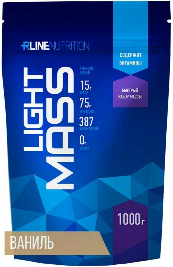 Гейнер RLine Light Mass 1000г, ваниль