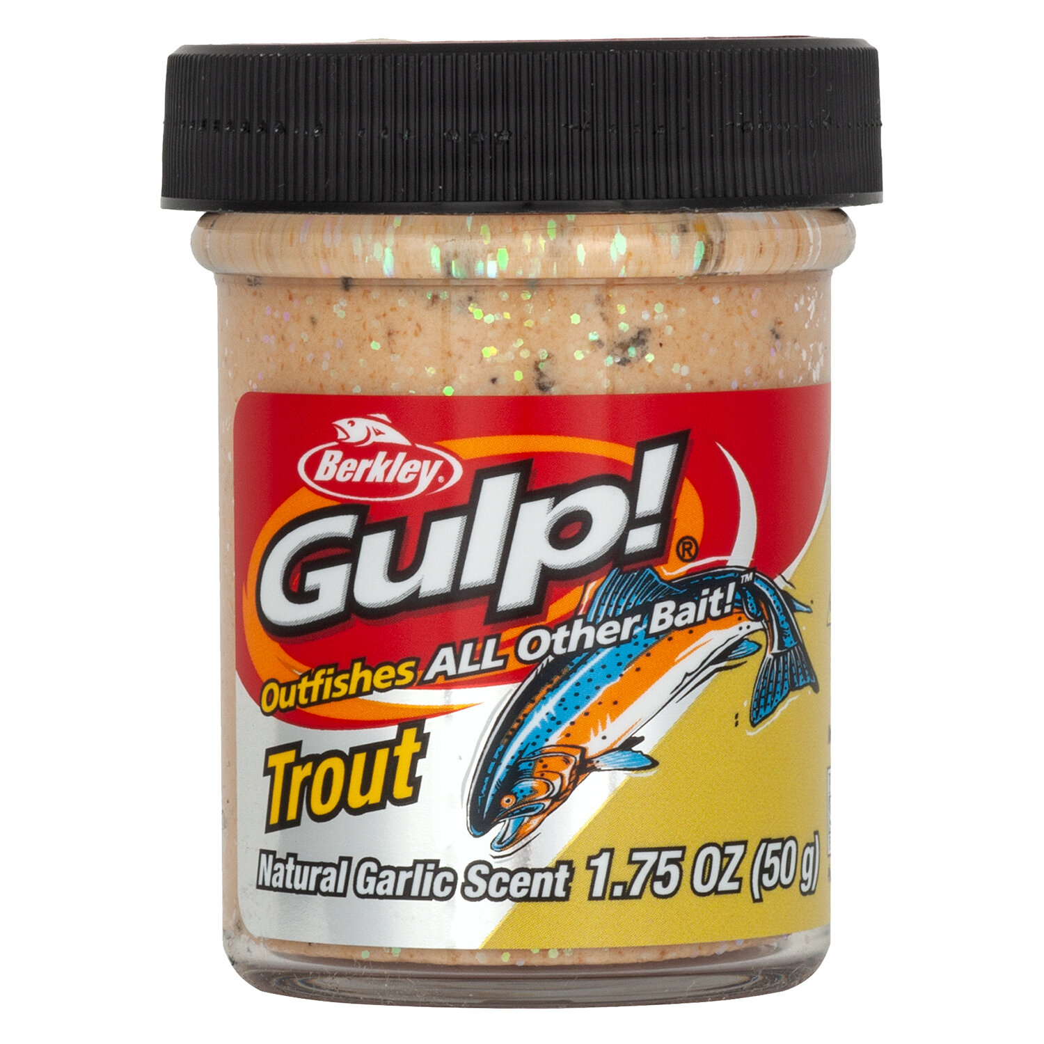 Паста форелевая Berkley Gulp Trout Dough Natural Garlic Scent, 50 г, 50 мл, Chunky Cheese