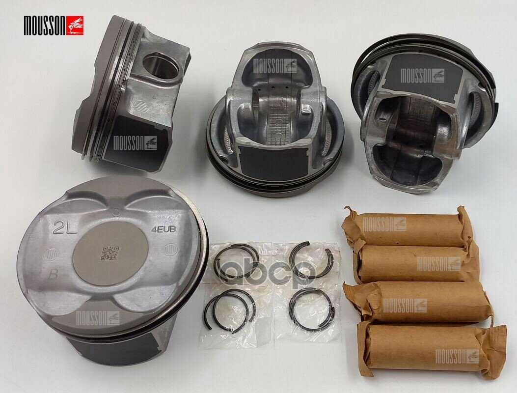 Поршень кольца комплект Toyota 2.5L 2AR-FE на 1 цилиндр MOUSSON арт. SPR2ARFESTD