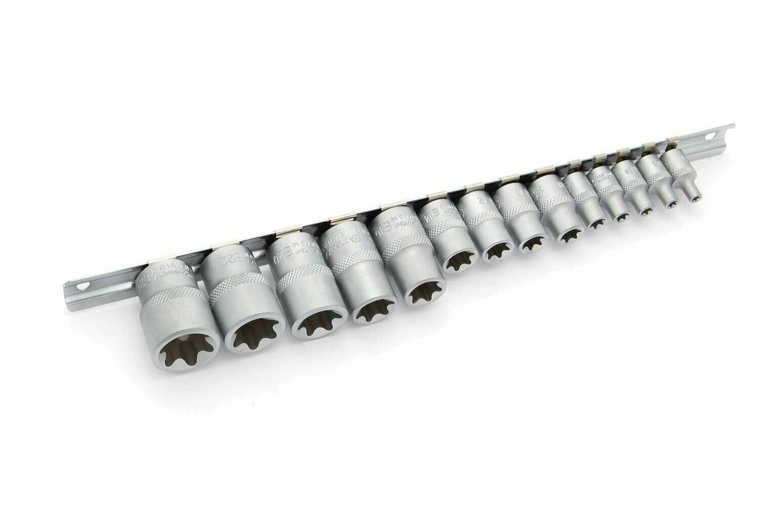 Набор головок TORX 14 предметов 1/4, 3/8, 1/2 ДТ/20 Дело Техники 623714