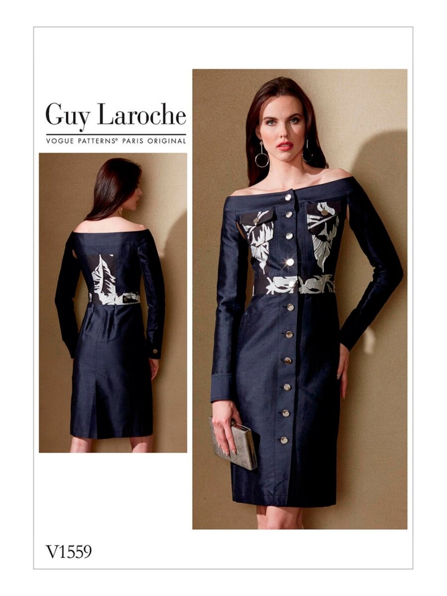Выкройка VOGUE №1559 Платье