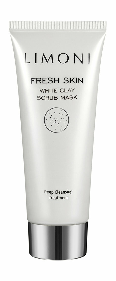 Limoni White Clay Scrub Mask Маска-скраб для лица с белой глиной 100мл