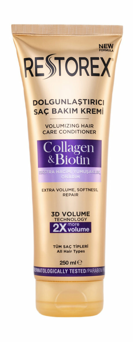 Restorex Collagen Biotin Volumizing Care Conditioner Кондиционер для объема и здорового роста волос с коллагеном и биотином 250мл