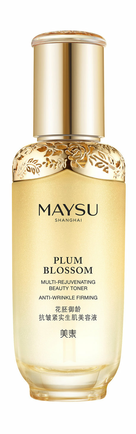 Maysu Shanghai Plum Blossom Multi-Rejuvenating Beauty Toner, Мультиомолаживающий тонер для лица с экстрактом цветка сливы, 120мл