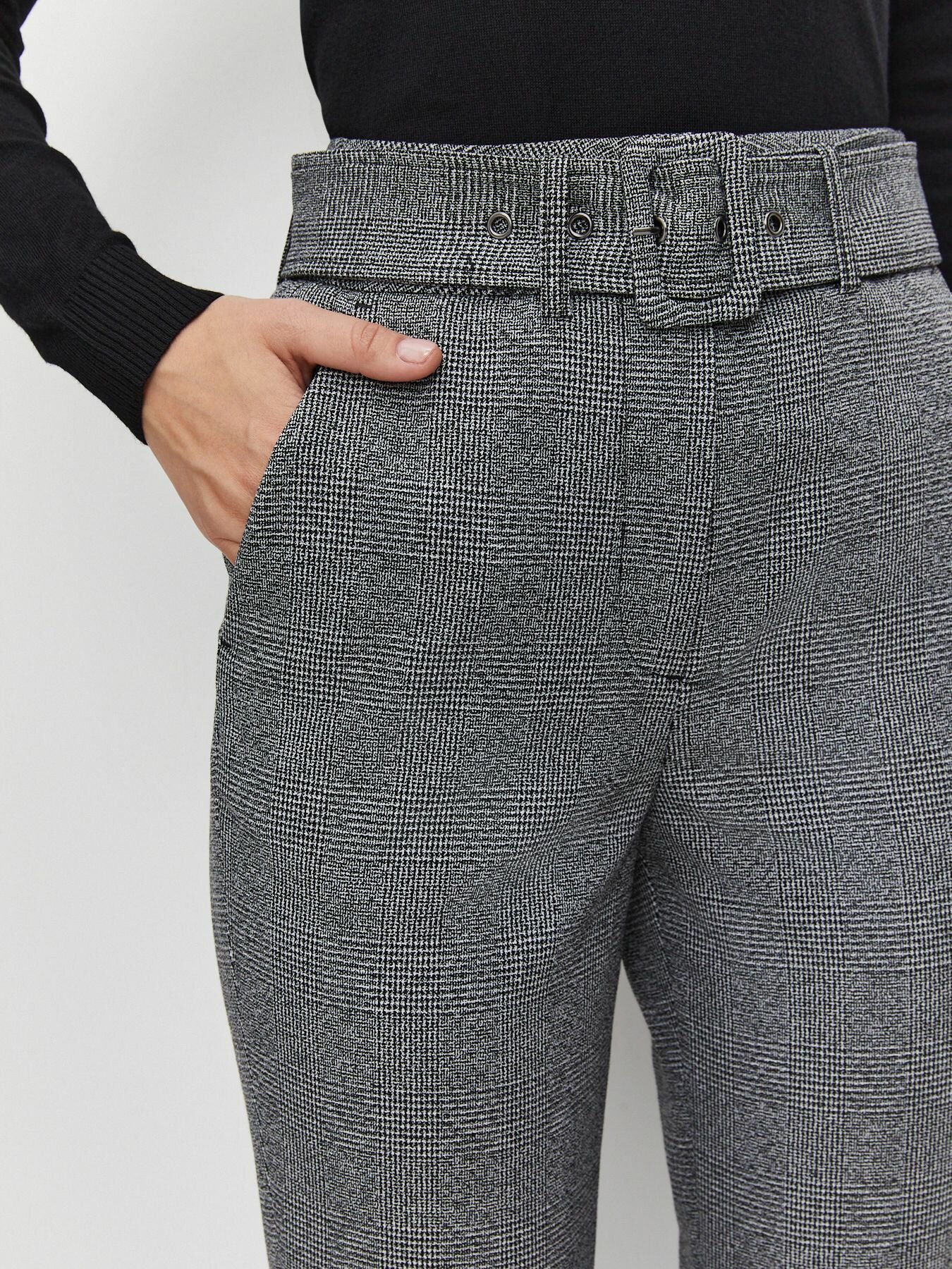 Брюки клеш JUST CLOTHES Осень-зима 2025, размер 42, мультиколор — фото 1