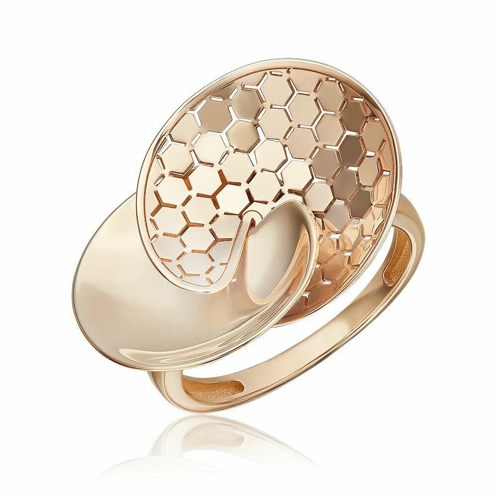 Кольцо, красное золото, 585 проба