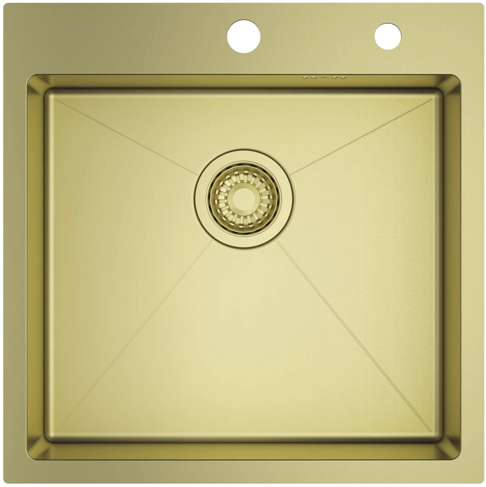 Кухонная мойка Raglo R700.5050.03 50x50 см, золотой матовый