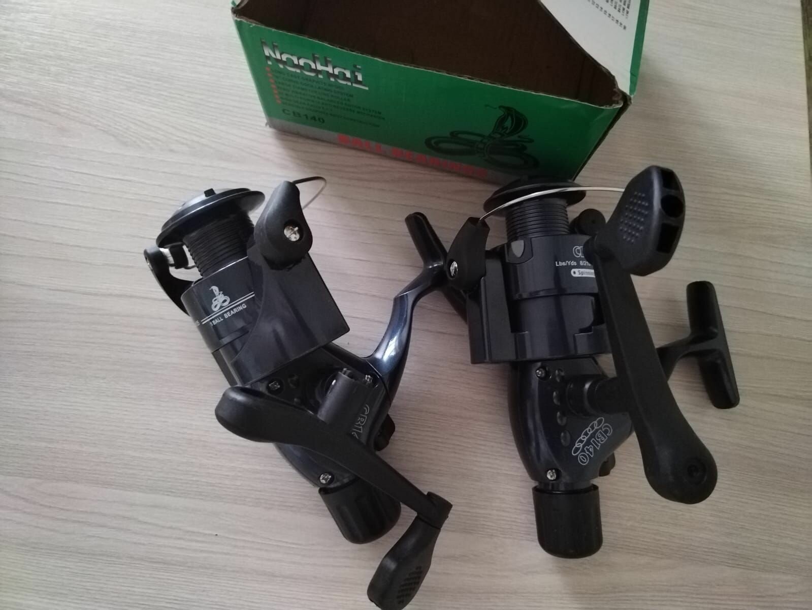 Катушка для спиннинга Кобра Cobra CB 140 набор 2 шт