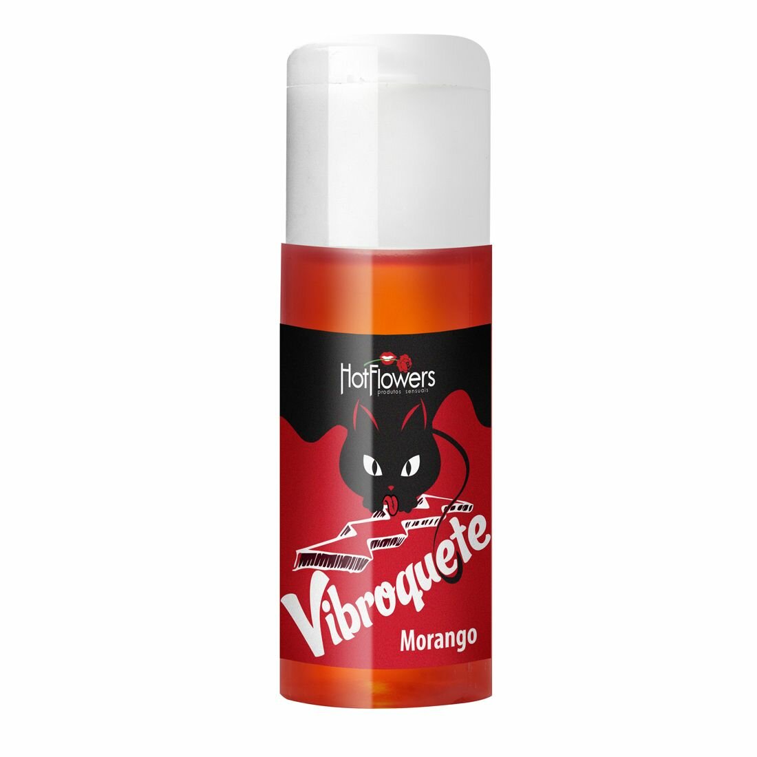 Жидкий вибратор со вкусом клубники Vibroquete, 12 мл