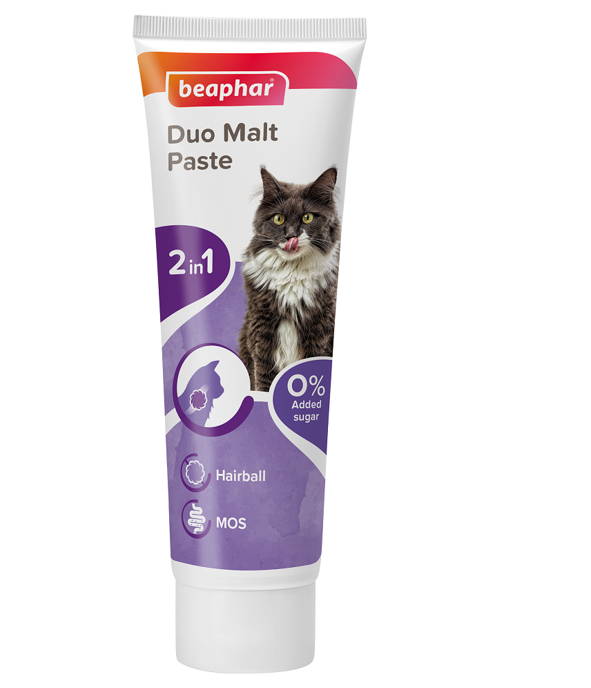 Паста для выведения шерсти для кошек Beaphar Duo Malt Paste, 100 г