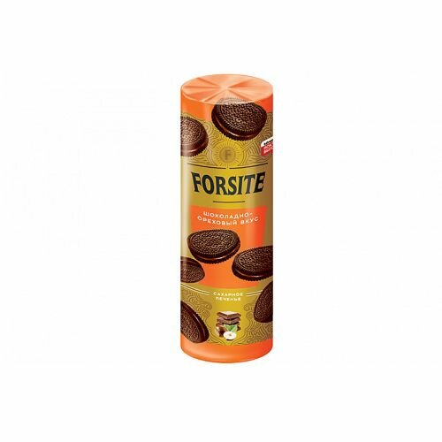 Яшкино Печенье-сэндвич Forsite, Шоколадно-ореховое, 220 гр.