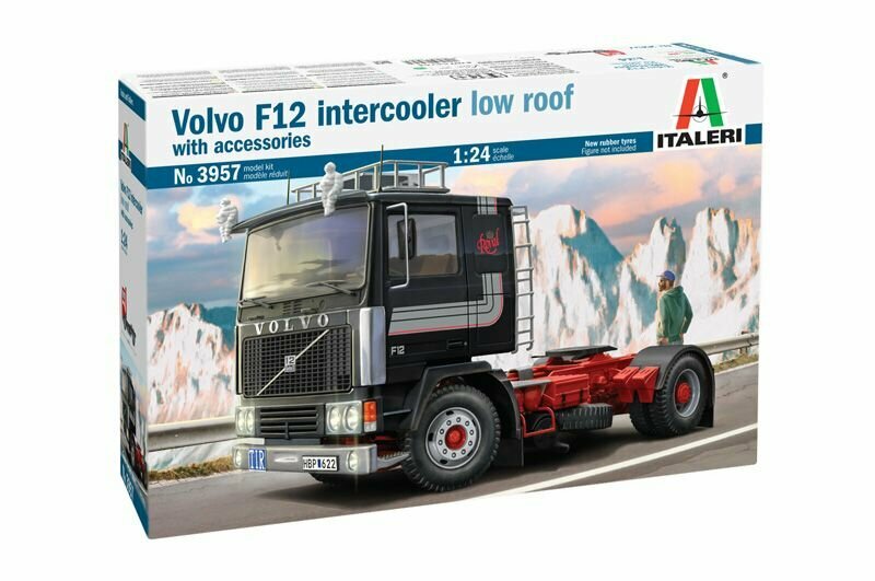 3957 ITALERI Volvo F12 Intercooler Low Roof with accessories сборная модель автомобиля масштаб 1/24
