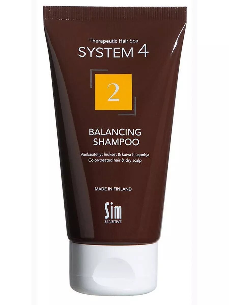 System 4 Шампунь для сухих волос №2, Система 4, 75 мл