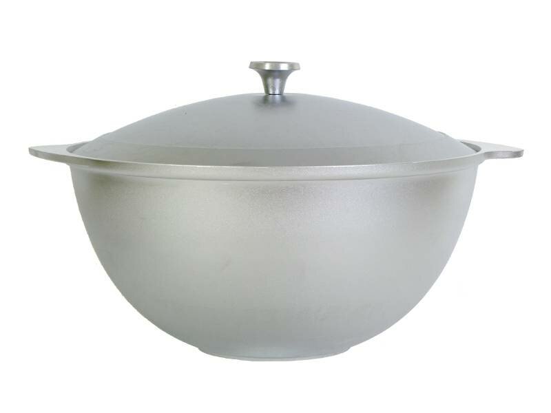 Казан 7л для плова с алюминиевой крышкой