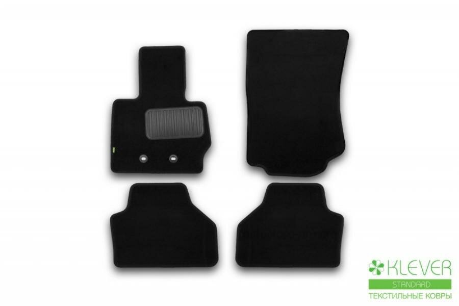 KLEVER KVR02051601210KH Коврики в салон Klever Standard BMW X3 F25, 2010-2014, 2014-2017, кросс, 4 шт. (текстиль)