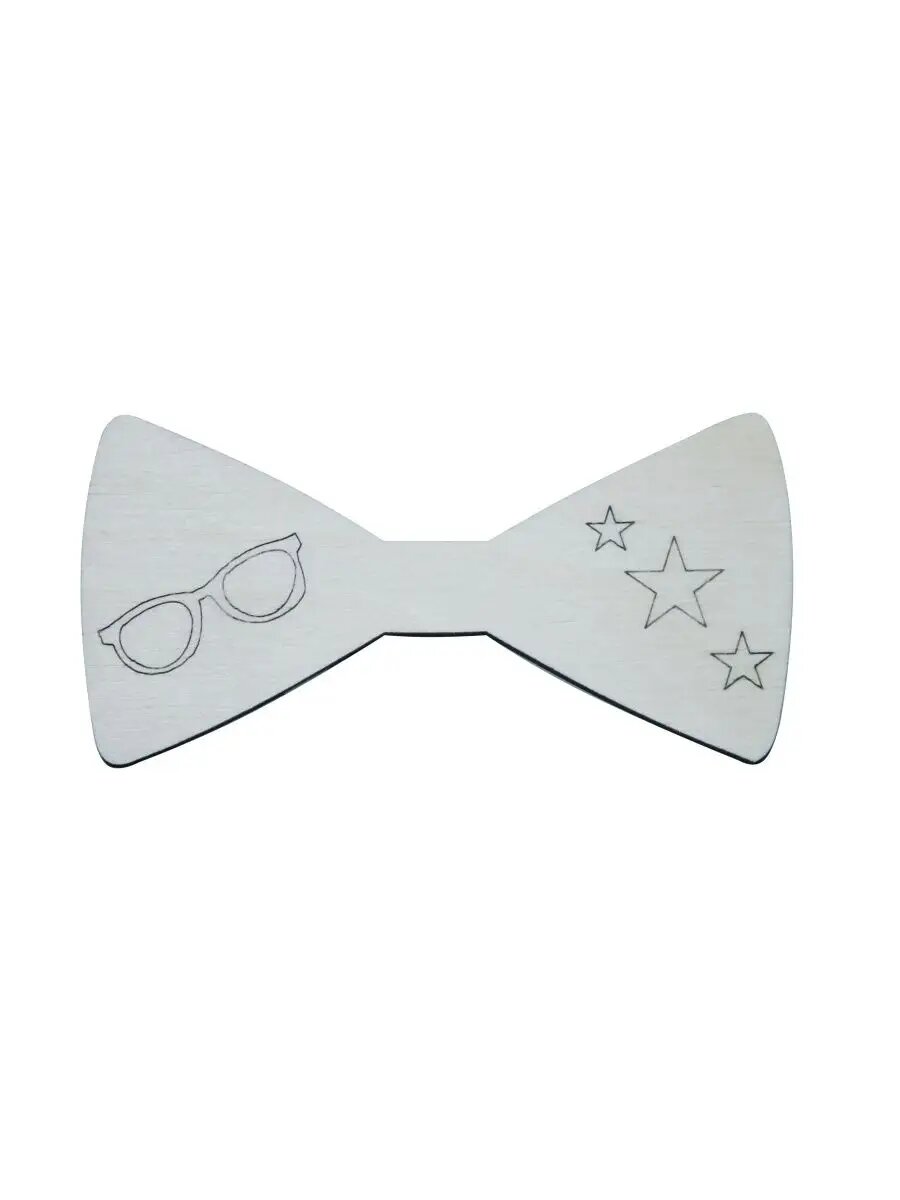 Деревянные заготовки Декупаж Бабочка галстук 5 шт