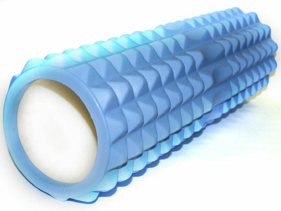 Валик для фитнеса рельефный YY4-45-blue-X, 40085