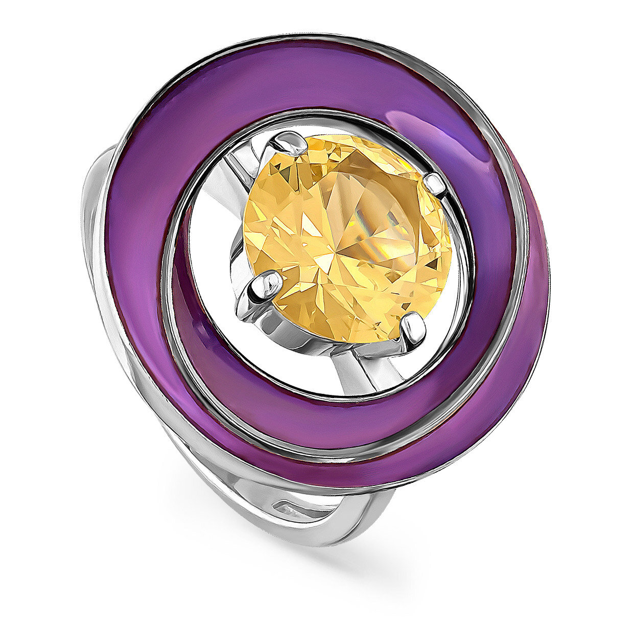 Кольцо, серебро, 925 проба, ситалл