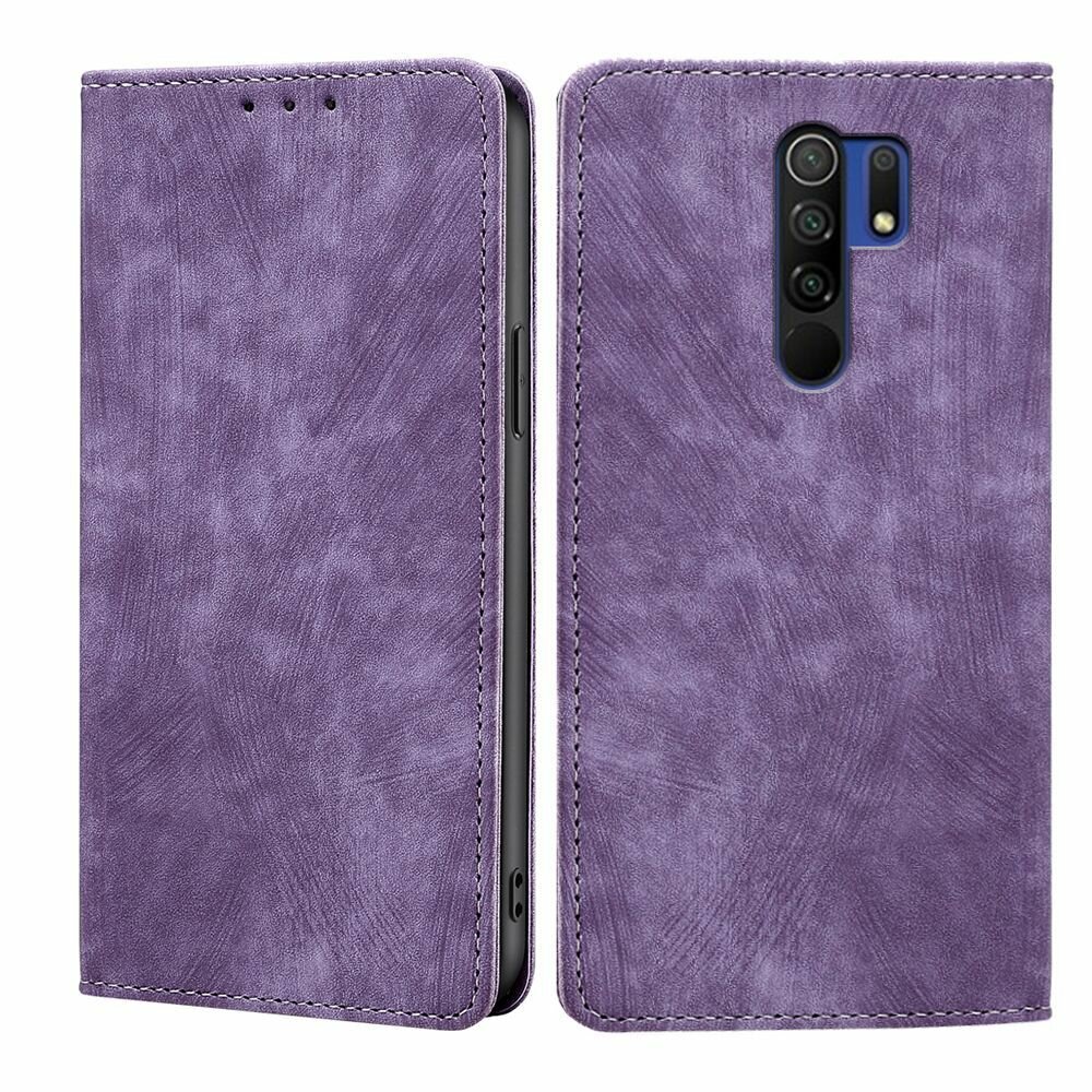 Чехол-книжка MyPads для Redmi 9 / 9 Prime / Poco M2 / Сяоми Редми 9 / Poco M2 мягкое прикосновение (фиолетовый)