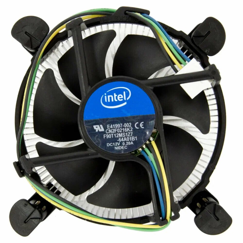 Кулер Intel Original E97379 для процессоров Intel, чёрный, алюминиевый радиатор