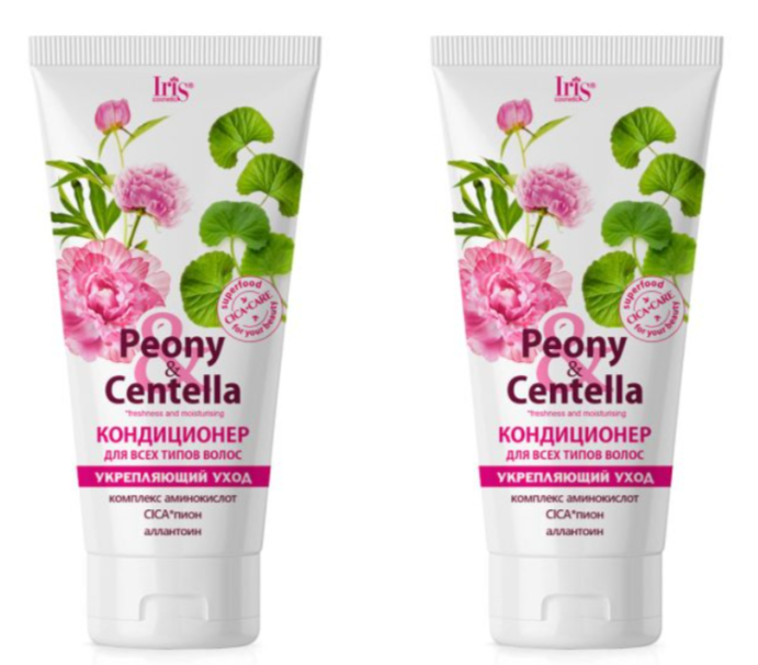 Кондиционер для всех типов волос Iris Peony & Centella Укрепляющий, 180 мл, 2 шт