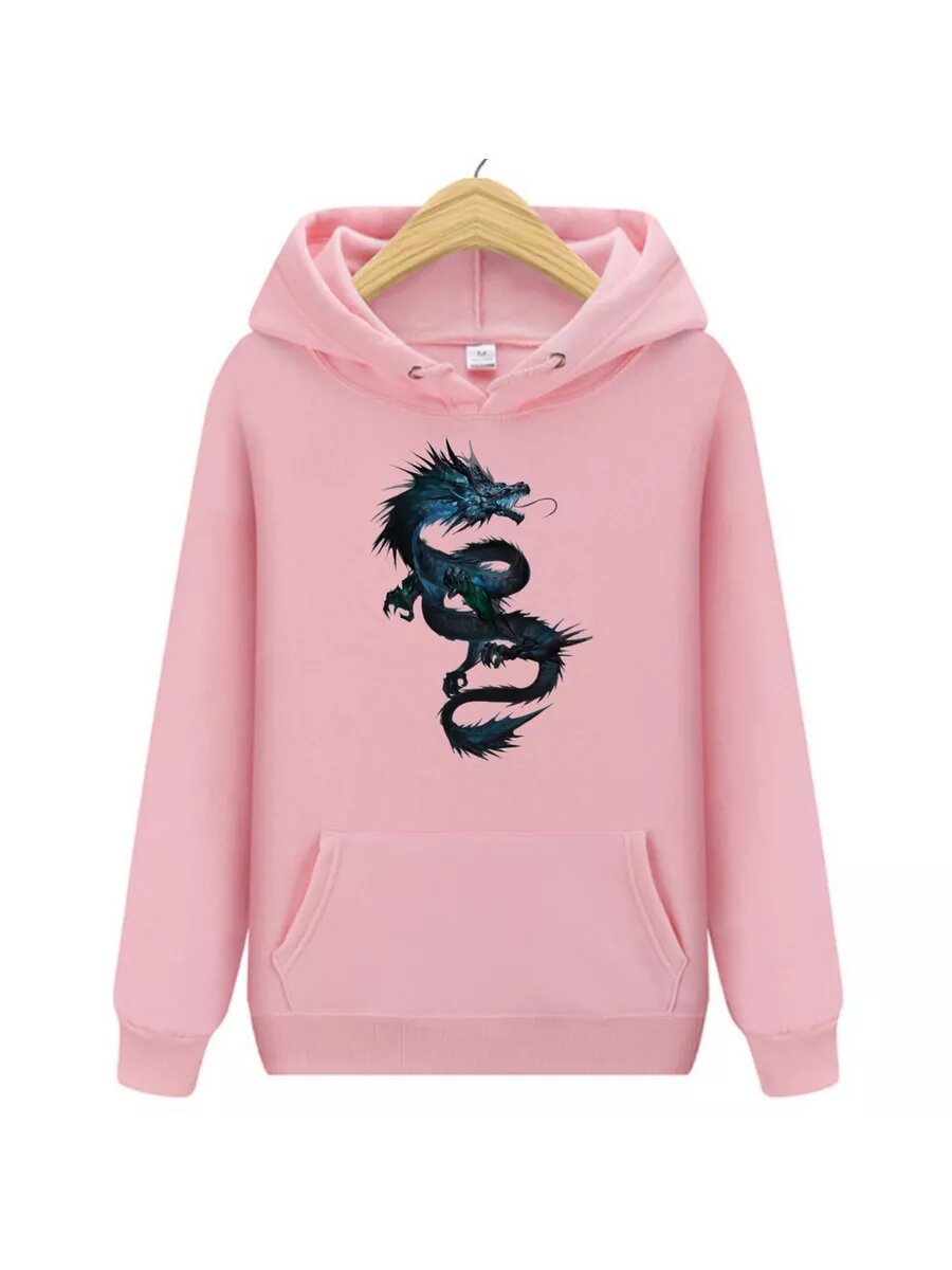 Термотрансфер "Дракон", наклейка на одежду, 26х18