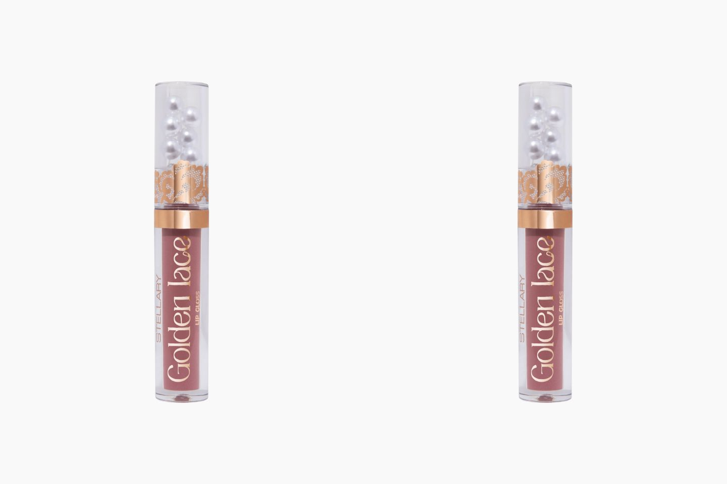 Блеск для губ Stellary, Golden Lace, тон 03, 2 шт.