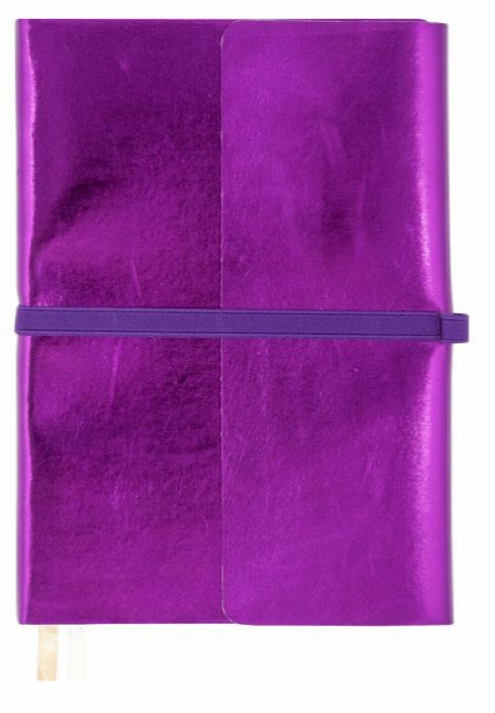 Ежедневник недат. В6 deVENTE Jardin 320стр, фиолетовый металлик, тв. обл, кожзам, ляссе, 70гр/м2