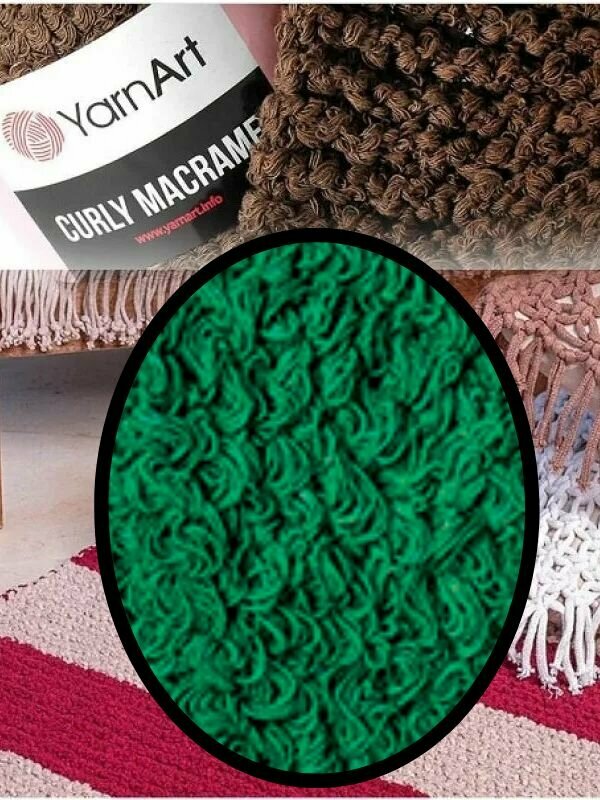 759 Пряжа YarnArt "Macrame Curly" (2шт*500гр.)