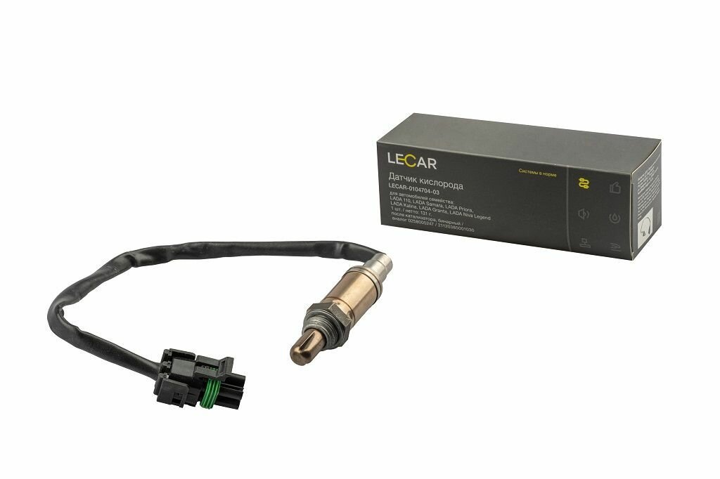 Датчик кислорода после катализатора ВАЗ-2190, 2170 бинарный (аналог Bosch 0258005247) (LECAR)