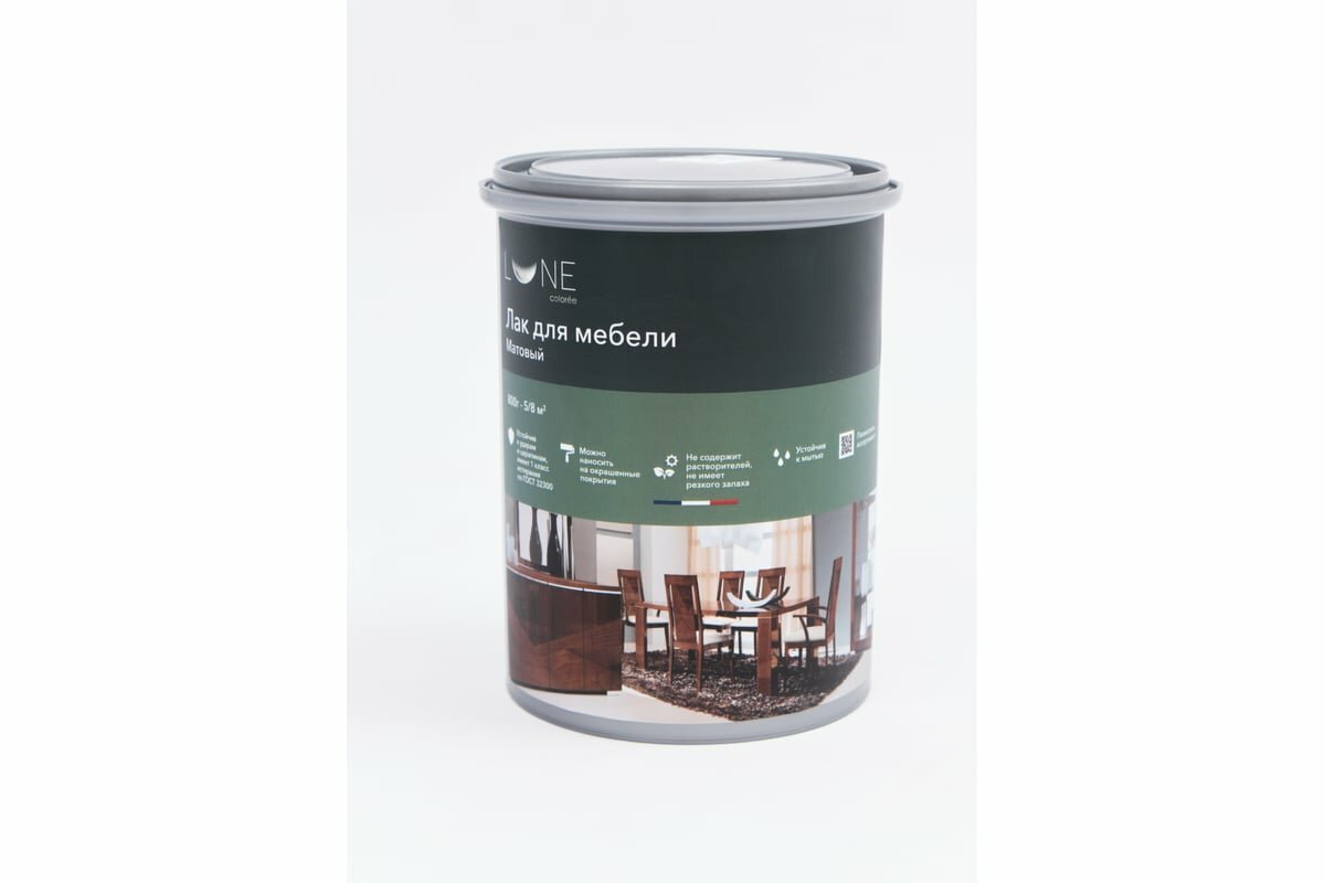 Lune Coloree Лак для мебели матовый 800г 38334