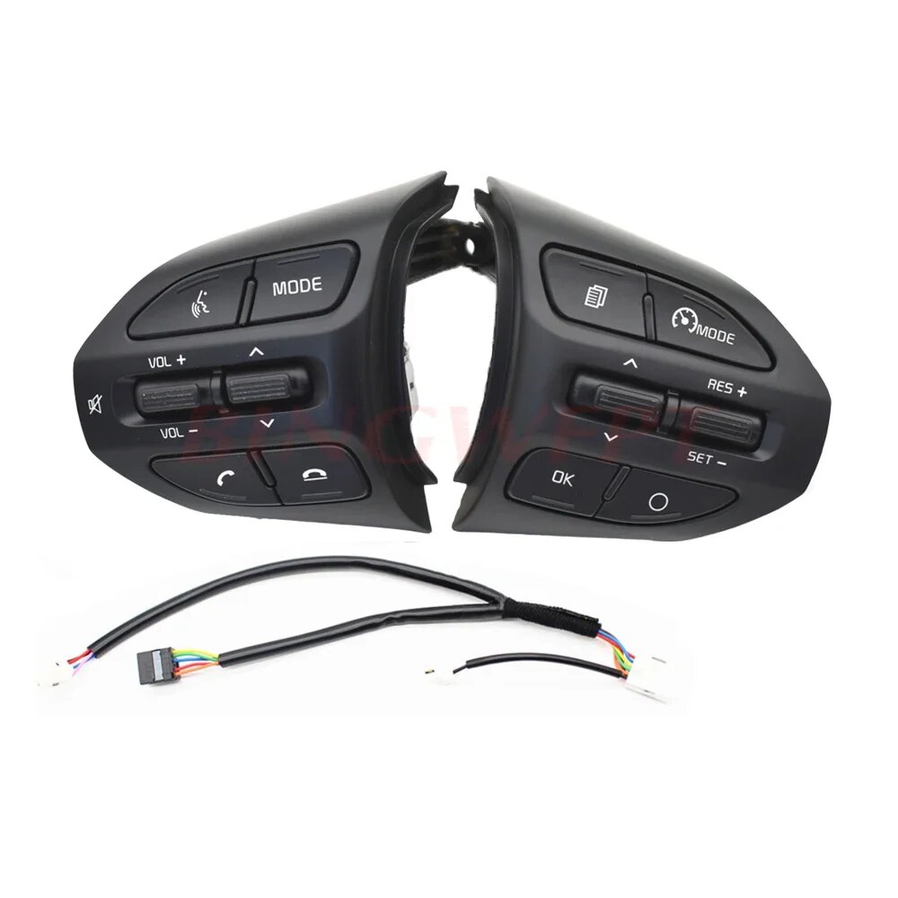 Многофункциональные кнопки на руле для Kia RIO 2018-2021 X-LINE K2 RIO 4, круиз-контроль, дистанционное громкость, Bluetooth, автомобильные переключатели