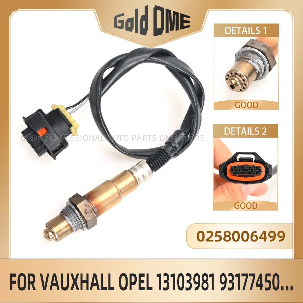 Датчик кислорода широкополосный O2 Датчик s Lambda зонд для Vauxhall Opel ASTRA CORSA, COMBO MERIVA CORSAVAN 13103981 93177450 0258006499