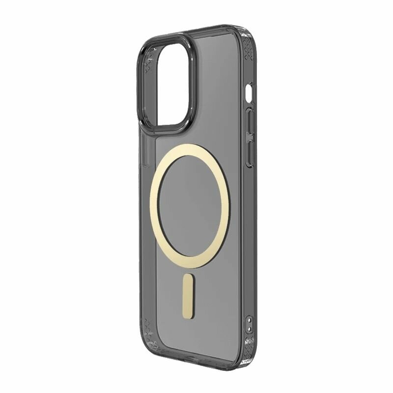 Чехол накладка iPhone 15 6.1" Gurdini Rome Series with Magsafe Black