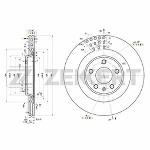 Тормозной диск Stellox 60209951SX для Renault Megane II, Scenic II