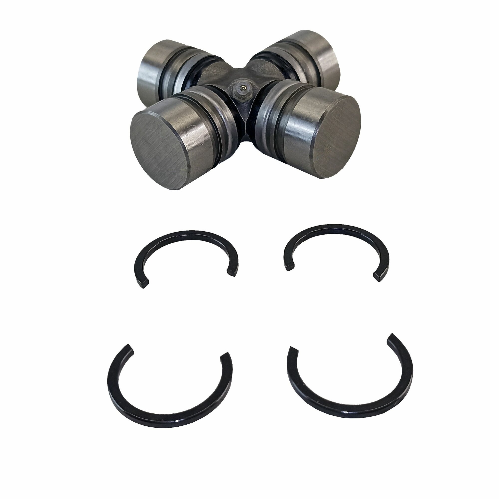 Крестовина карданного вала для а/м УАЗ, для а/м ГАЗ крупный ролик, с кольцами, с масленкой