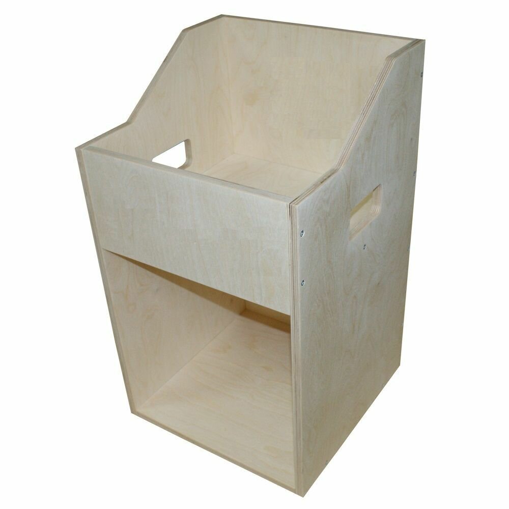 Ящик кейс органайзер для хранения до 200 виниловых пластинок без покраски