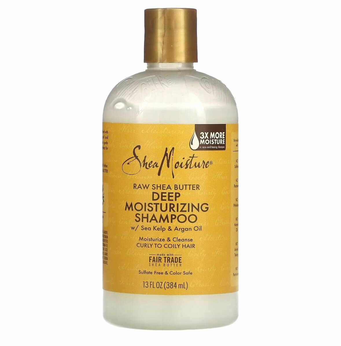 SheaMoisture, Глубоко увлажняющий шампунь, для кудрявых волос, 384 мл