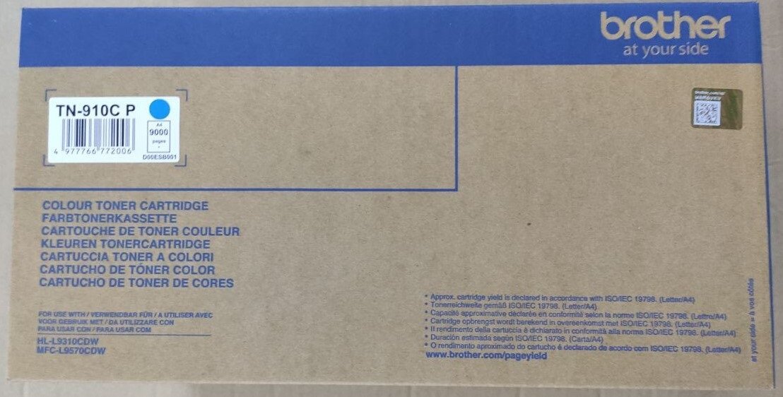 Картридж Brother TN-910CP голубой для Brother MFC-L9570CDW (9000 стр.)
