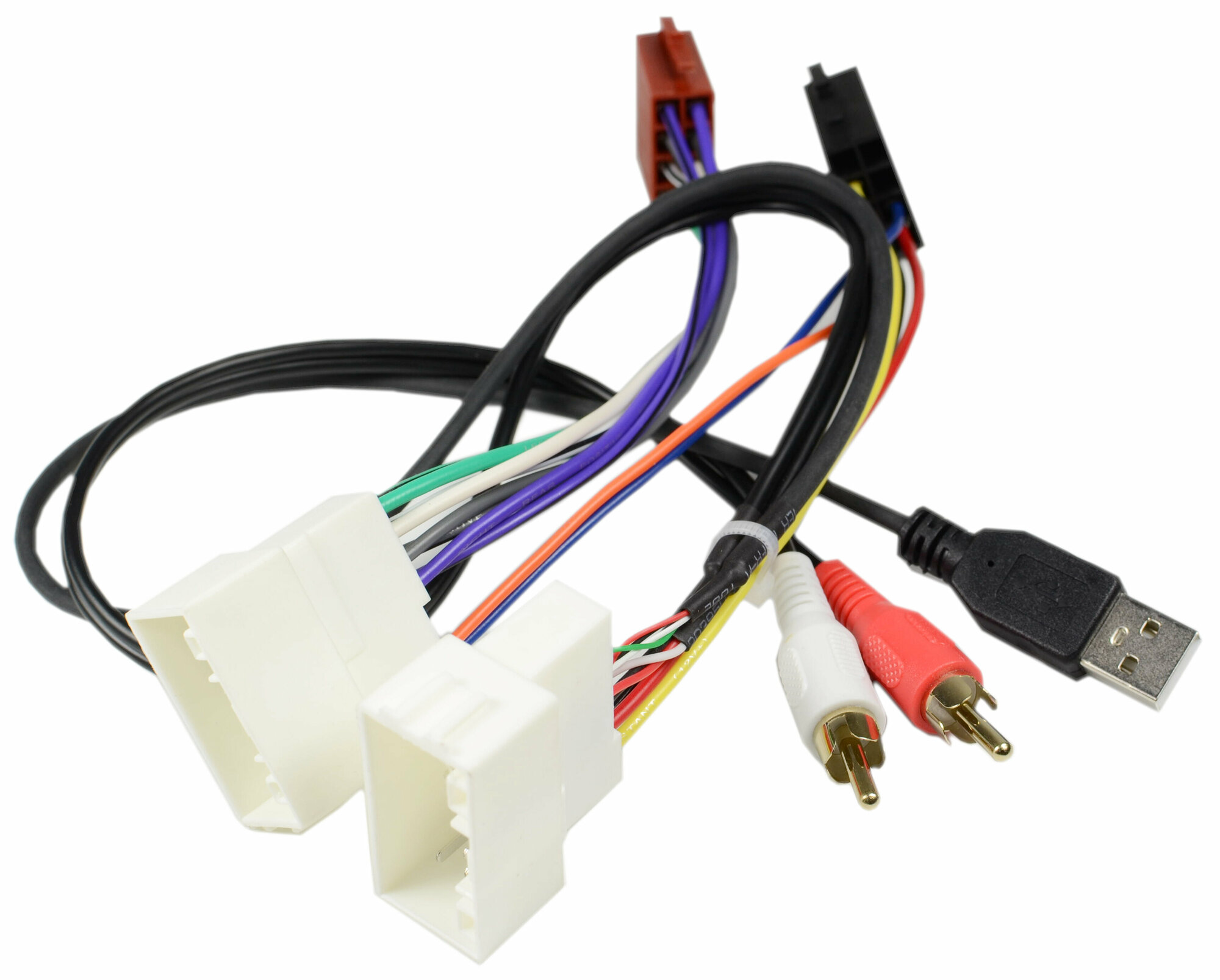 Переходник ISO Hyundai IX-35, Solaris AUX+USB (ARIA ISO HY-05)
