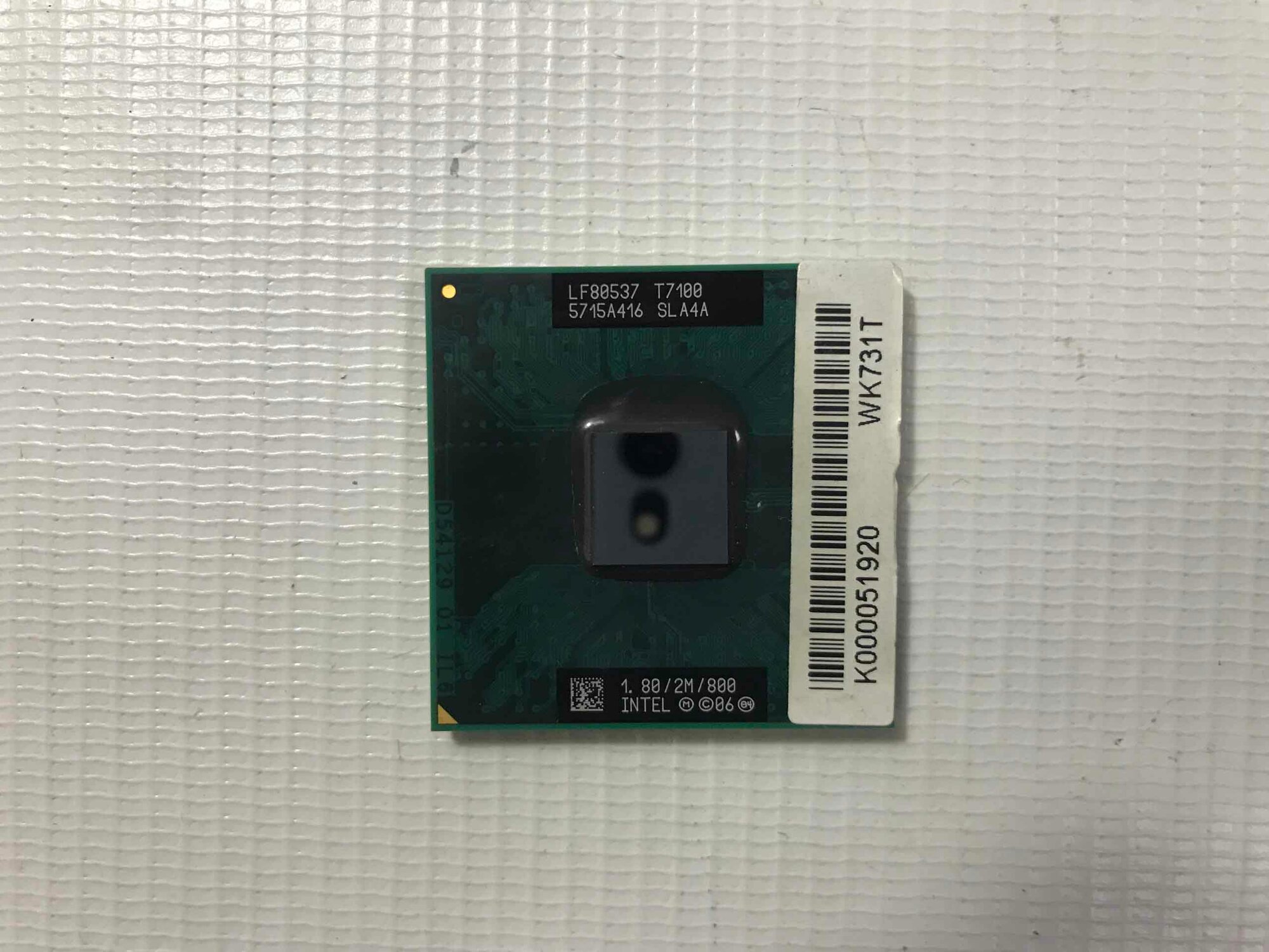 Процессор Intel Core 2 Duo T7100 SLA4A
