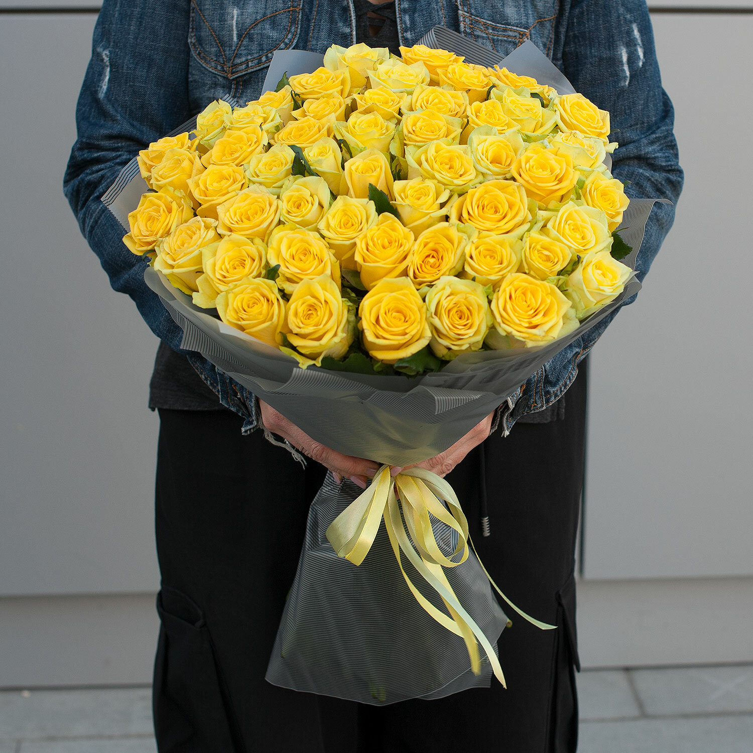 Букет из желтых роз "Золотистый нектар"