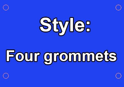 Полиэстеровый флаг 3х5 футов Mojito Темно-синий, 90 x 150cm(3x5FT), Four Grommets