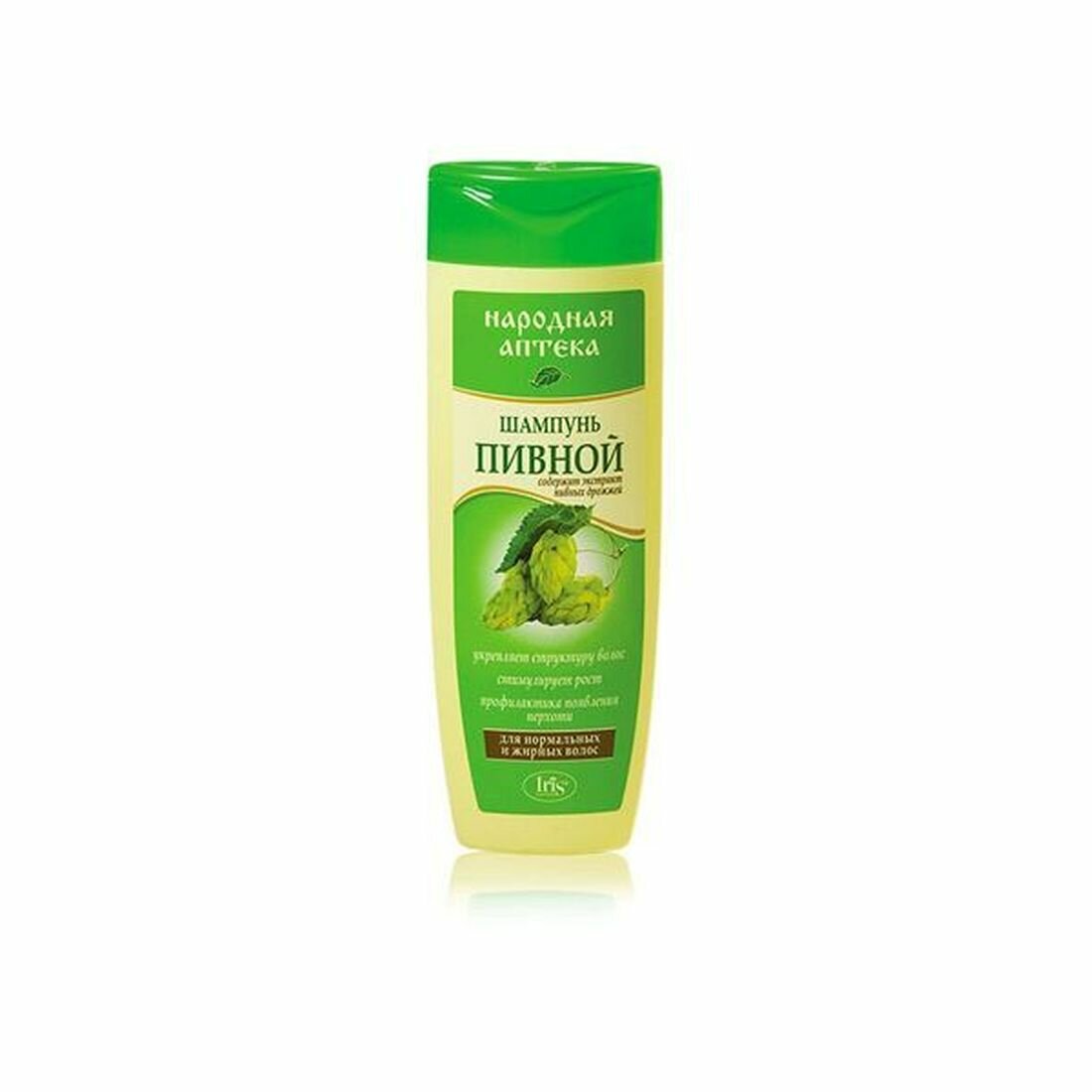 Шампунь Народная аптека Пивной для норм. и жирн. волос 400мл