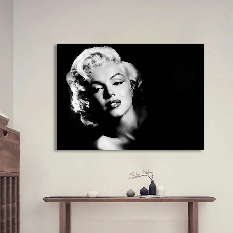 Картина "Мерлин Монро", на подрамнике, на холсте, печать, 60x80 см