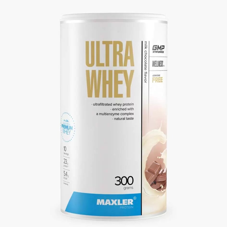 Протеин сывороточный Maxler Ultra Whey 300 g (can) (Chocolate Milk)