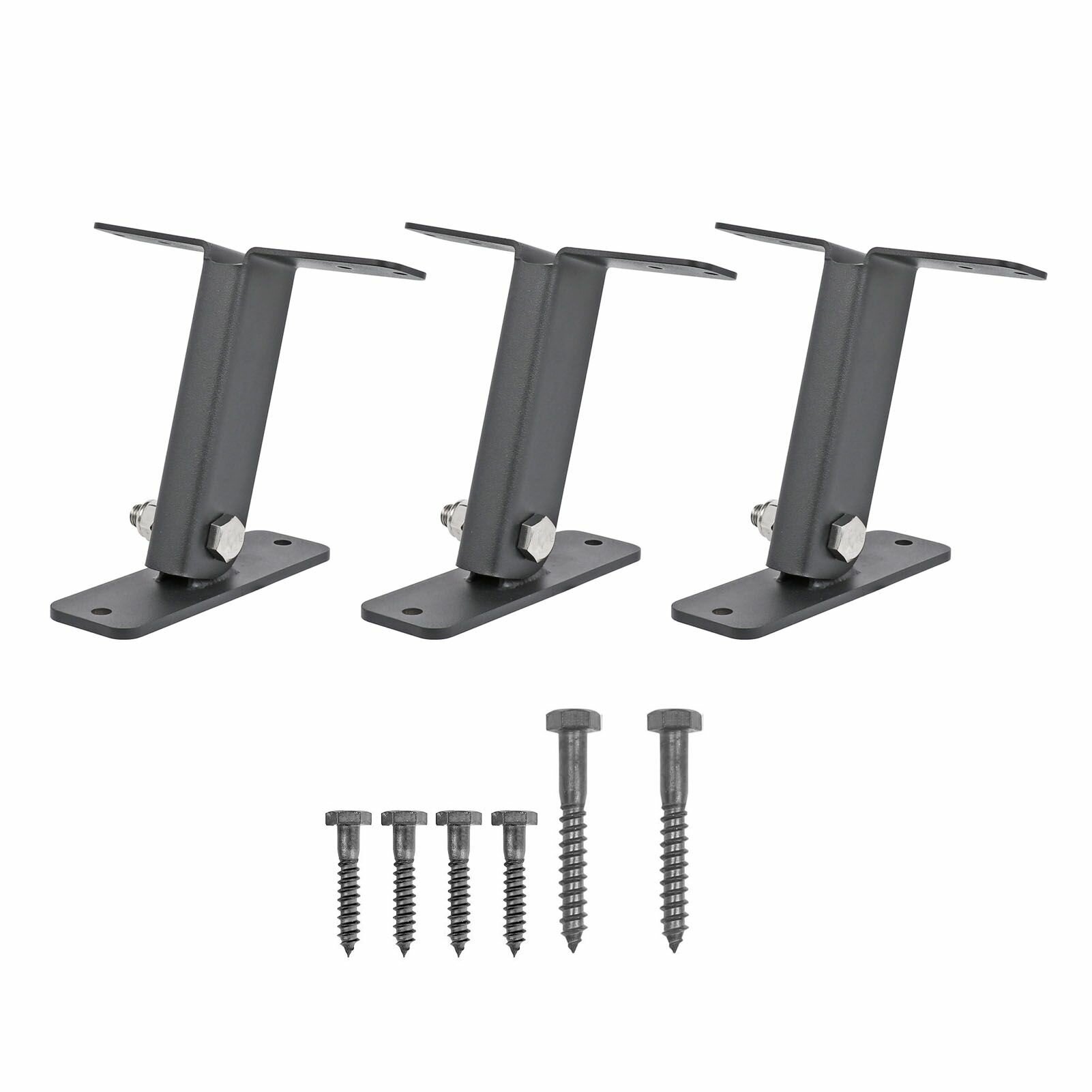 3 шт. Кронштейн для крыши. Нержавеющая сталь, 90 , регулируемый